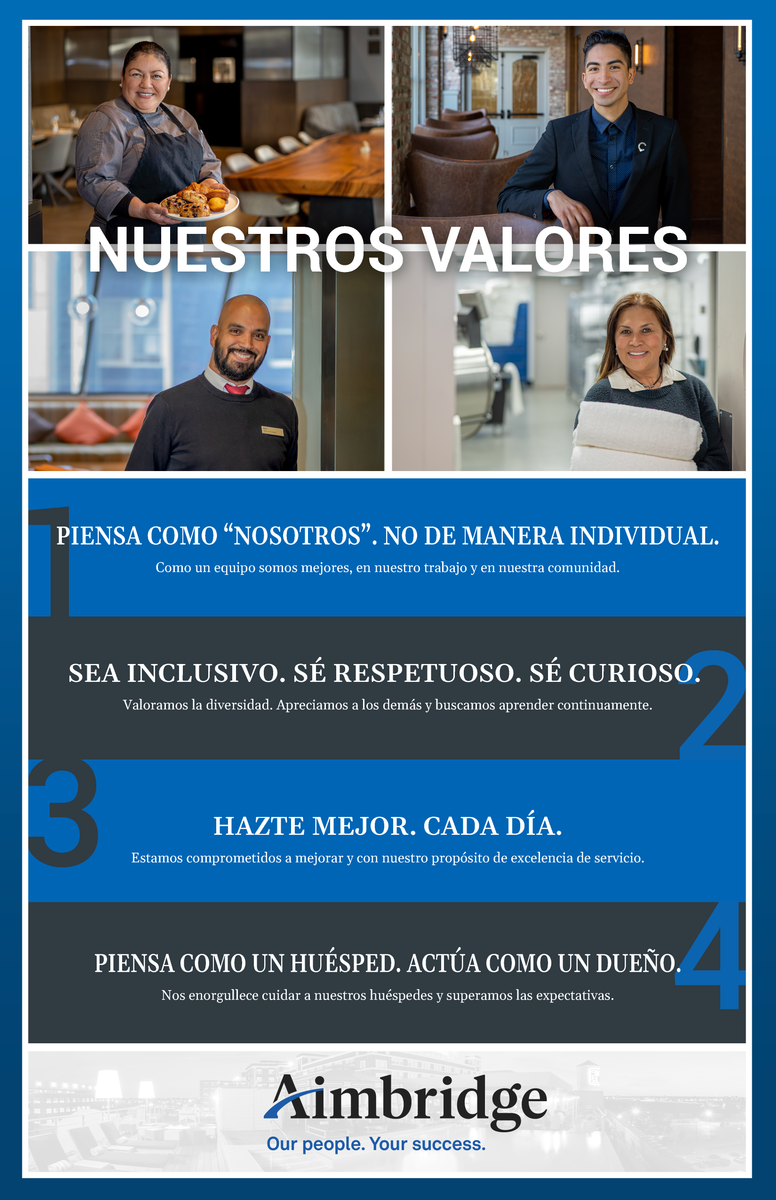 Aimbridge Core Value Poster Set – Aimbridge Hospitality